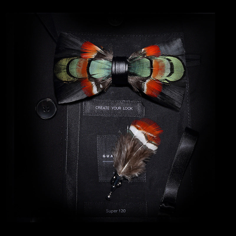 The Atticus- Feather Bow Tie – Jack and Miles
