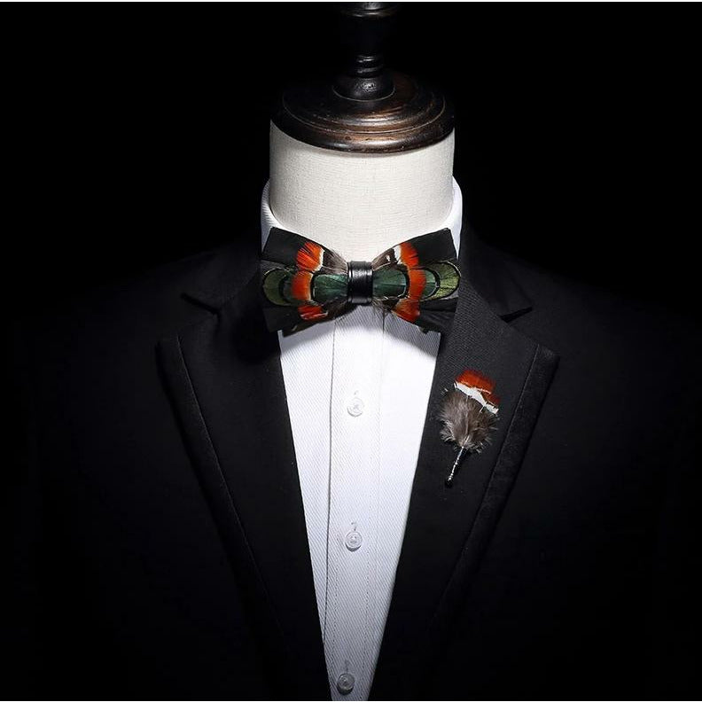 The Atticus- Feather Bow Tie – Jack and Miles